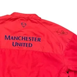 Nike | Jackets & Coats | Nike Manchester United Aig Track Jacket Xl Red ...